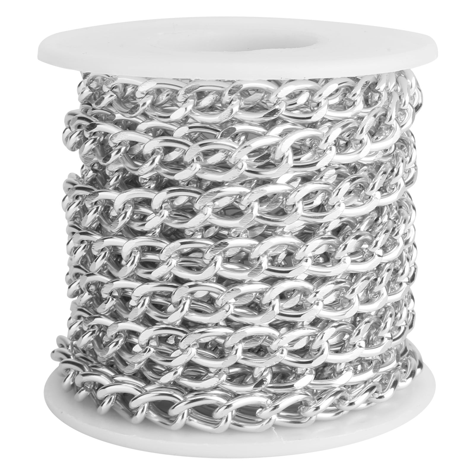 Aluminium Chain Twisted Links with Spool Bracelet Necklace Jewelry ...