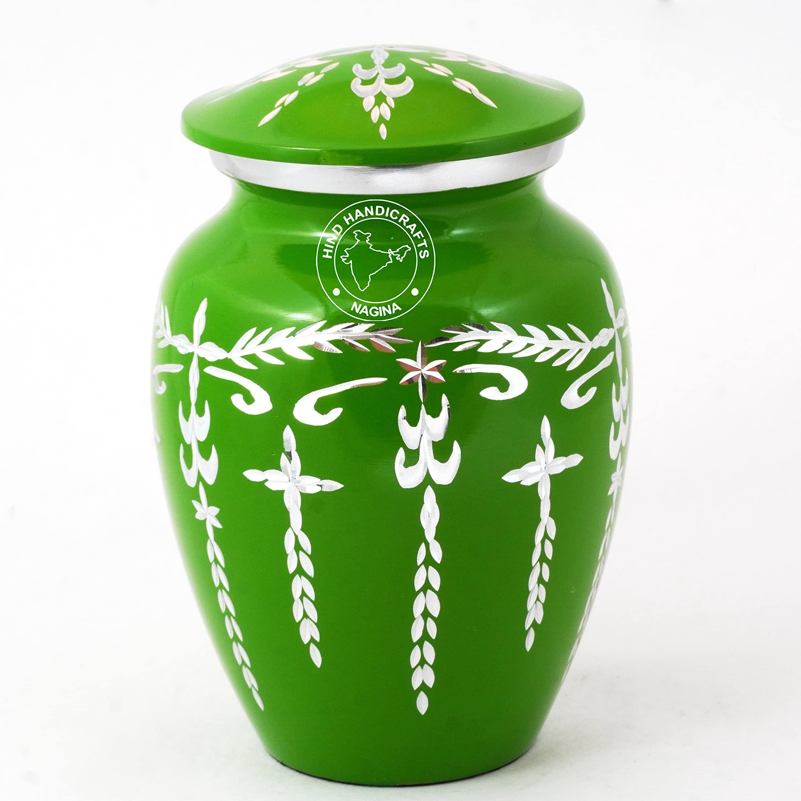 Aluminium Cremation Urn for Human Ashes Adult - Handcrafted Funeral ...