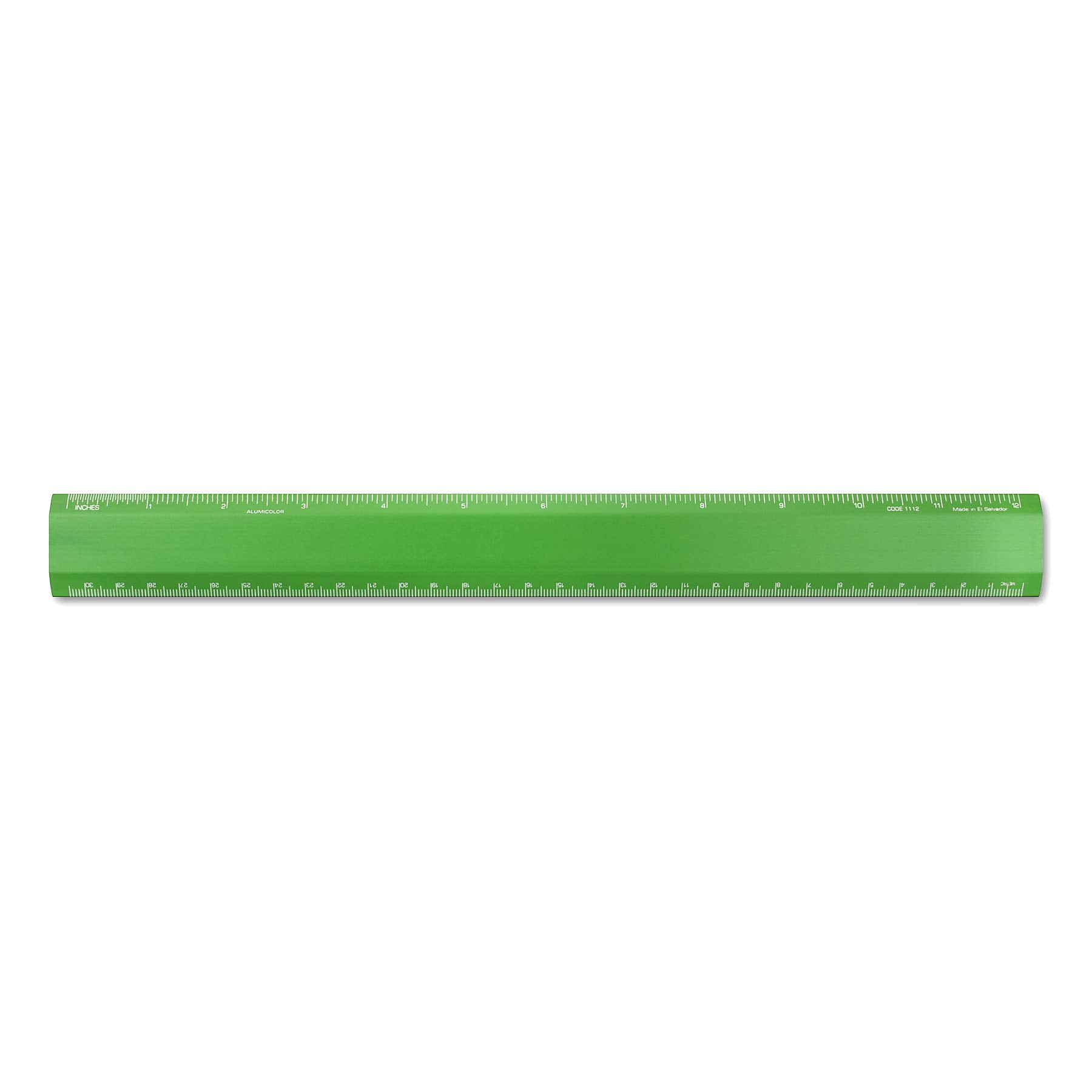 Aluminium Desk Ruler 12 Inch, Green - Walmart.com