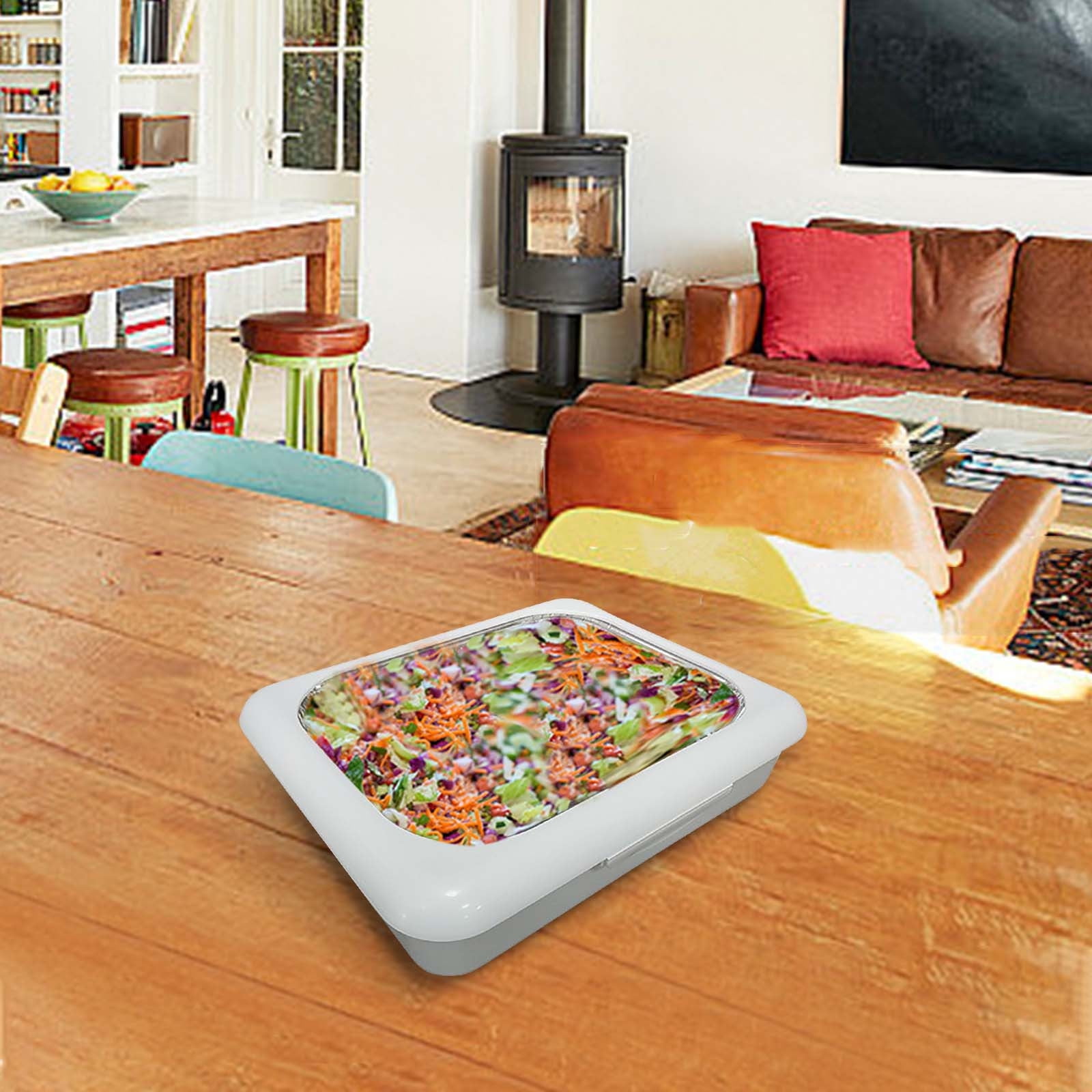 Aluminium Foil Picnic Tray, Tinfoil Insulated Tray, Durable Plastic ...