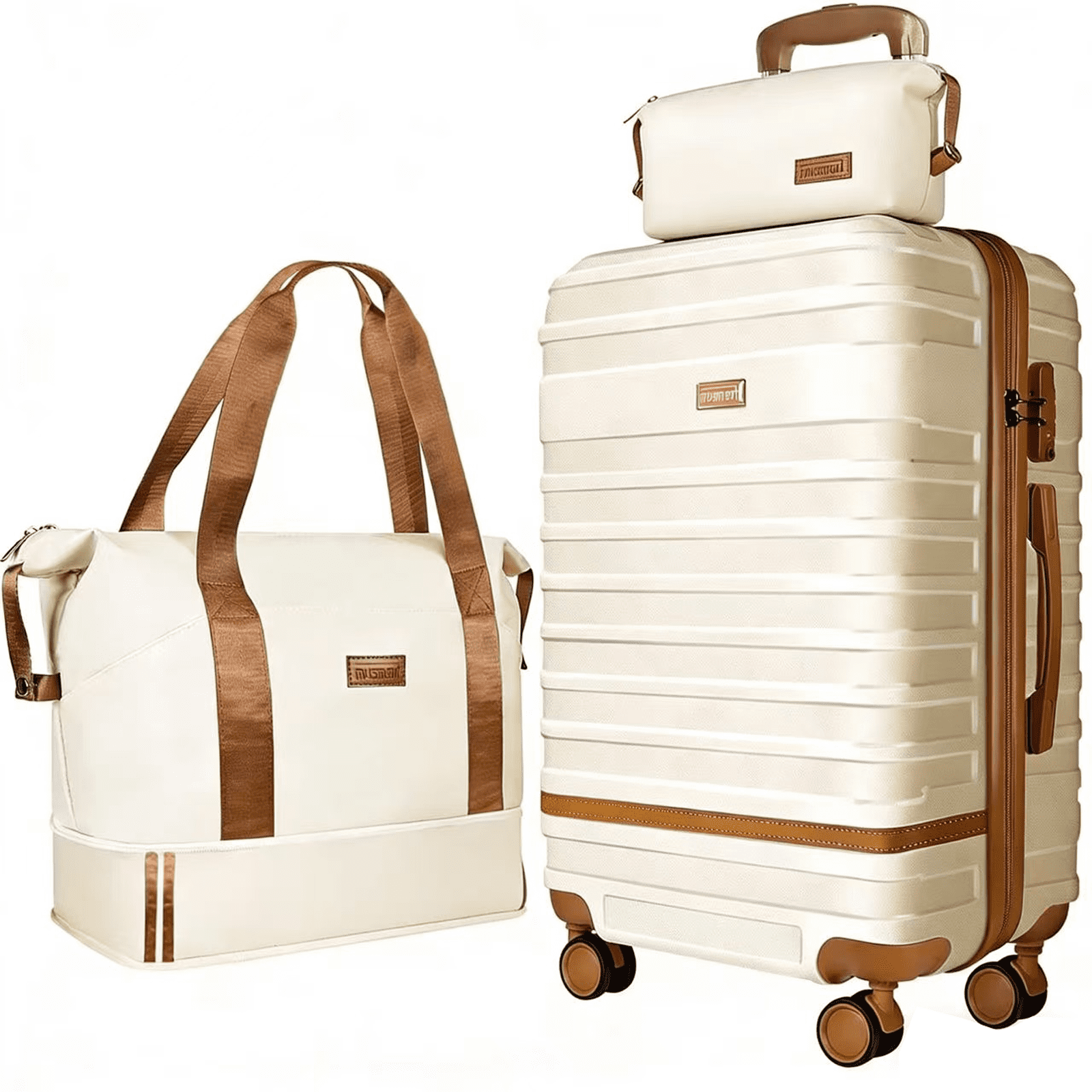 Expandable Suitcase Set Luggage Sets, 20 inch Carry On Luggage with TSA ...