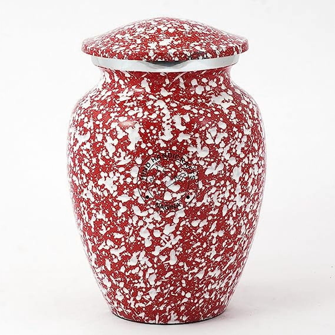 Aluminium Keepsake Urn for Human Ashes – Handcrafted Funeral Ash ...