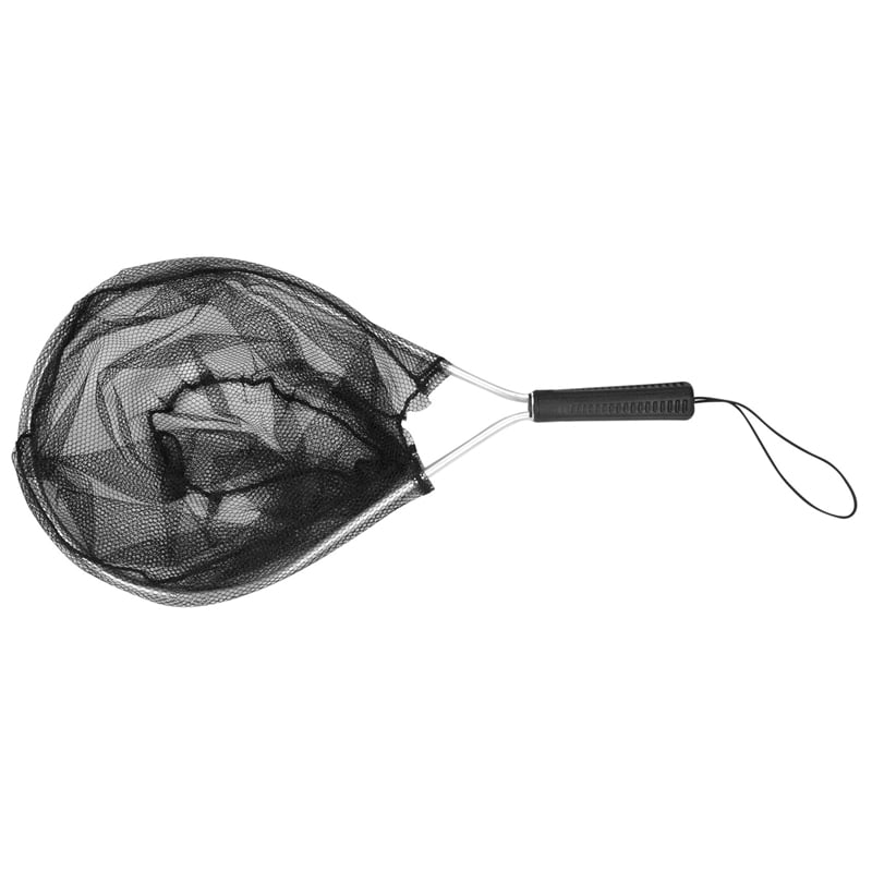 Aluminium Landing Nets Fly Fishing Fish Saver Nylon Knotless Mesh Trout ...