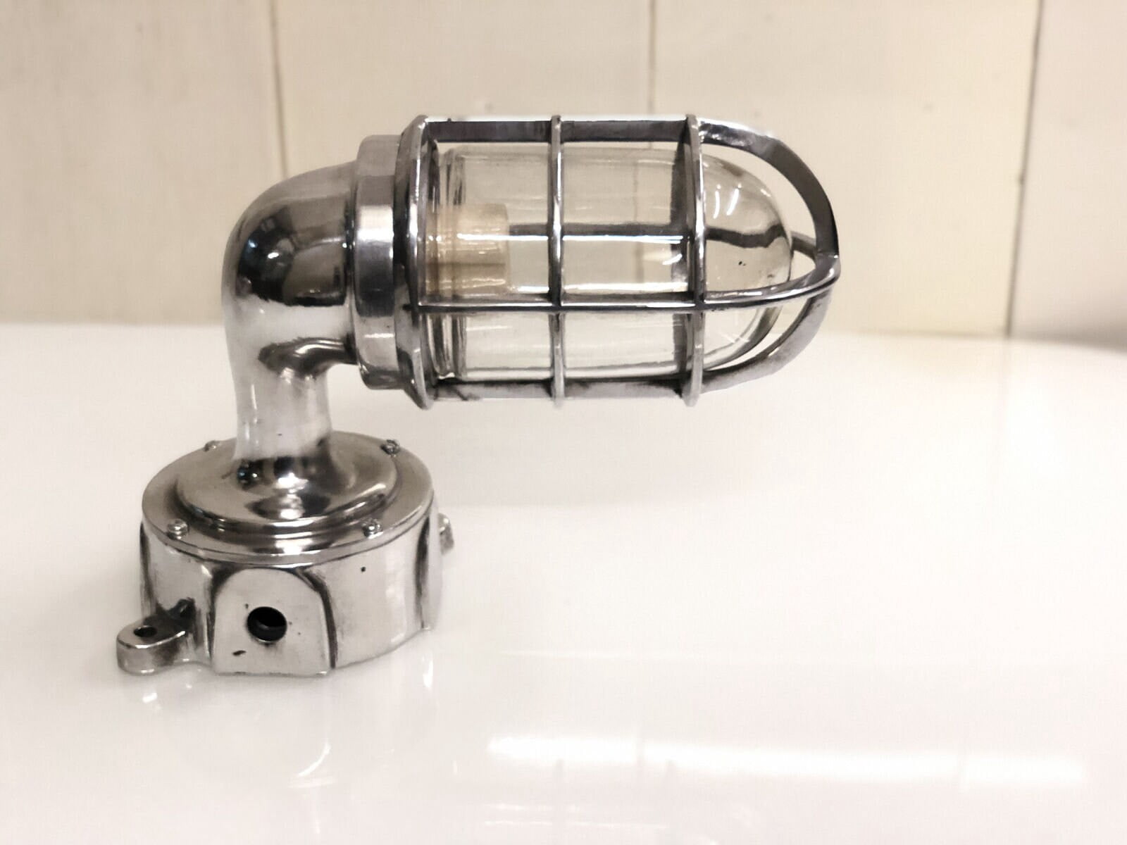 Aluminium Maritime Passageway Bulkhead Sconce Light with Junction Box ...