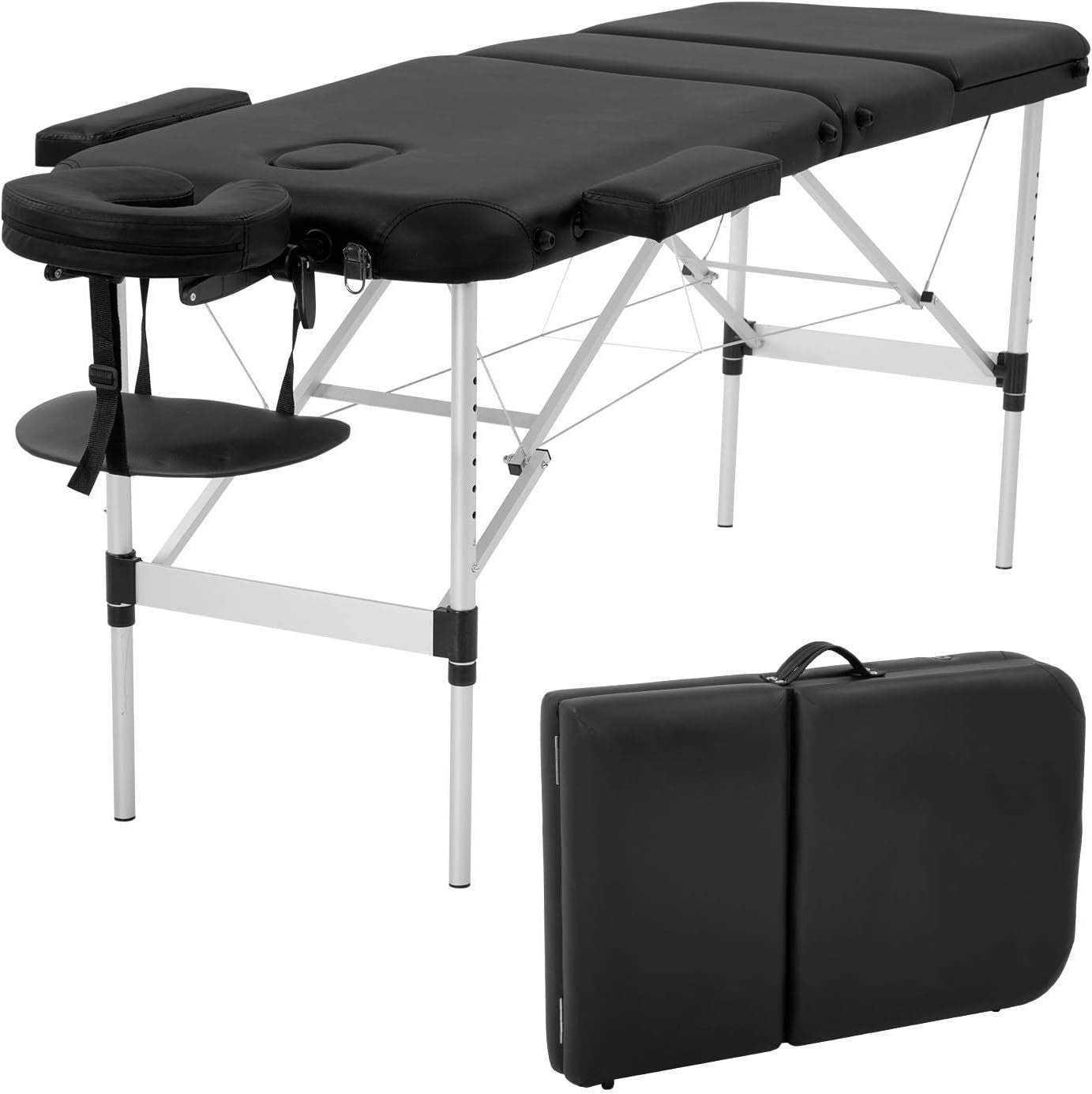 Aluminium Massage Table 73 Inch Professional Portable Height Adjustable ...
