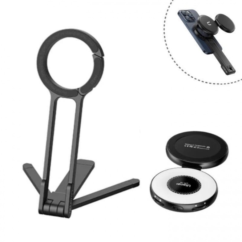 Aluminium Mini Tripod Phone Stand: ULANZI MA30 Magnetic Foldable Pocket ...