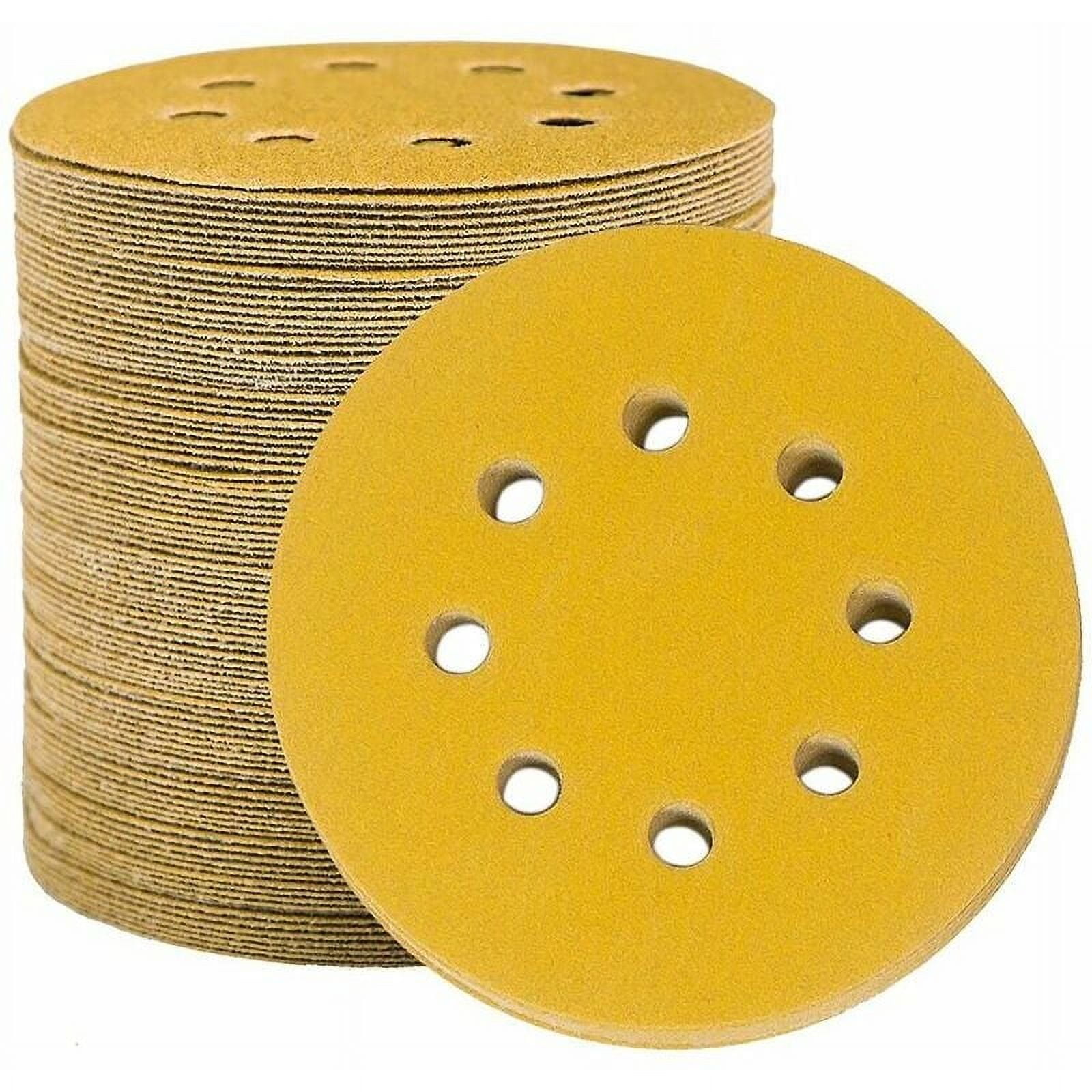 Aluminium Oxide Sanding Discs, 150 Grit Hook And Loop Sandpaper For Orbital Sander, Anti-Clog ...