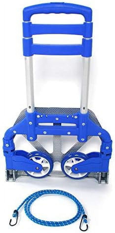 Aluminium Portable Folding Collapsible Push Truck Hand Trolley Luggage ...