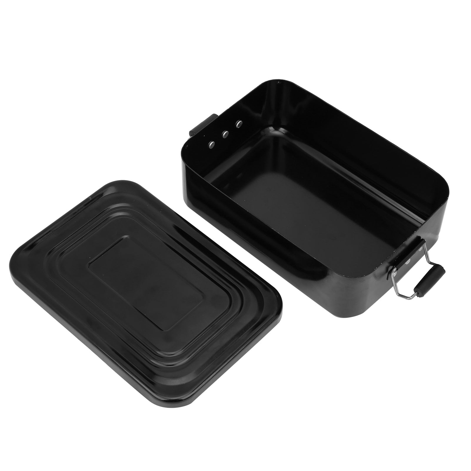 Aluminium Rectangular Bento Box Lunch Box for Outdoor Travel, Camping ...