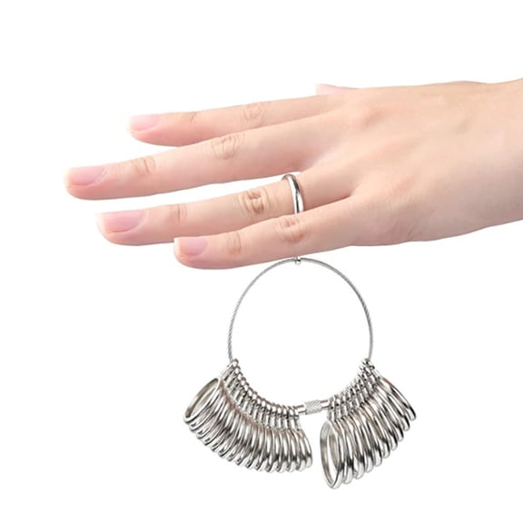 Plastic Jewelry Ring Sizer Measurement Tool Kit - Finger Size Rings ...