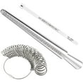Aluminium Ring Sizer Mandrel Metal Ring Sizer Finger Sizing Stick ...