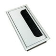 Vonets Aluminium Desk Grommet Cover, Durable Silver Cable Insert, Flip ...