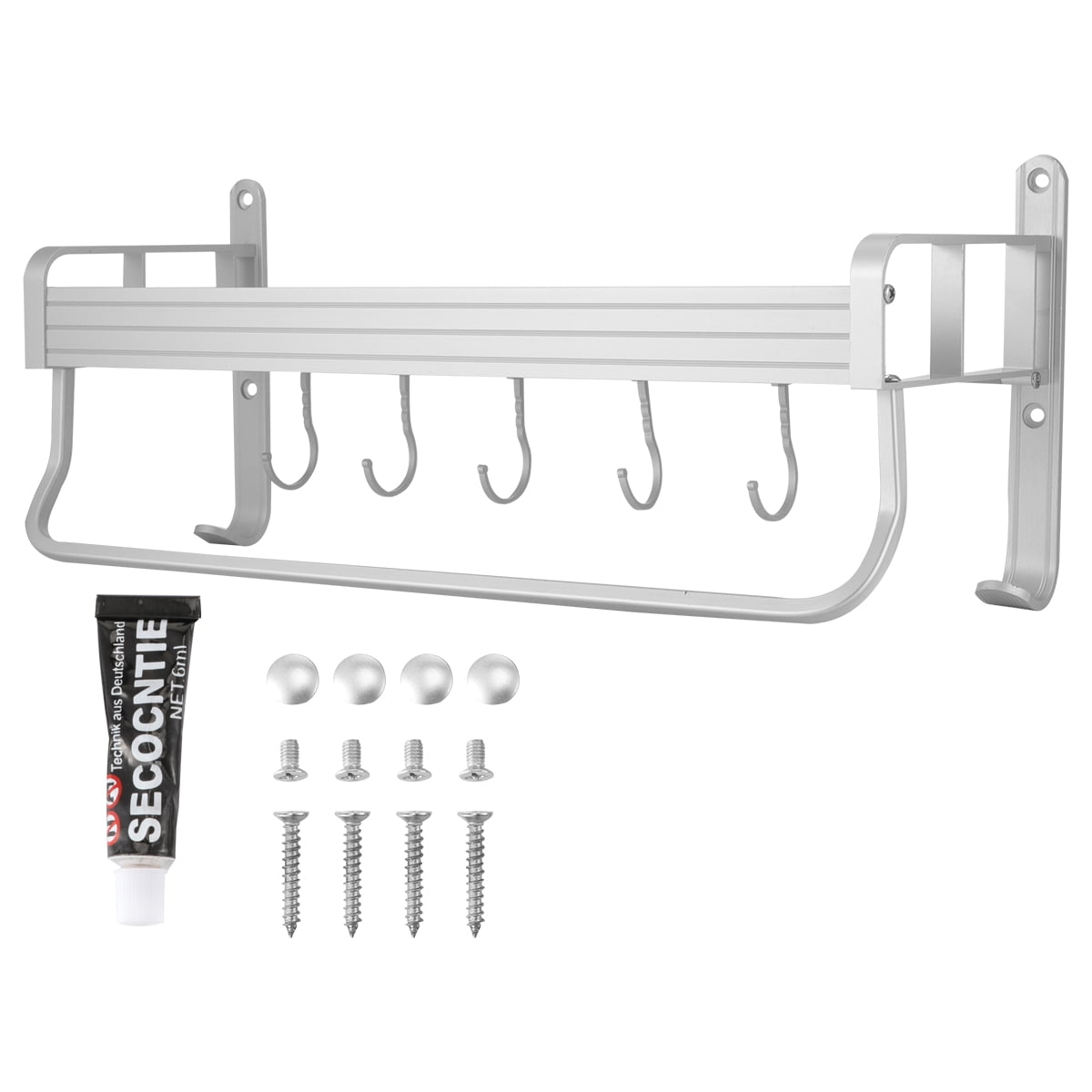 Aluminium Storage Rack Space Saving Shelf Hanging Commodity Shelf Spice ...