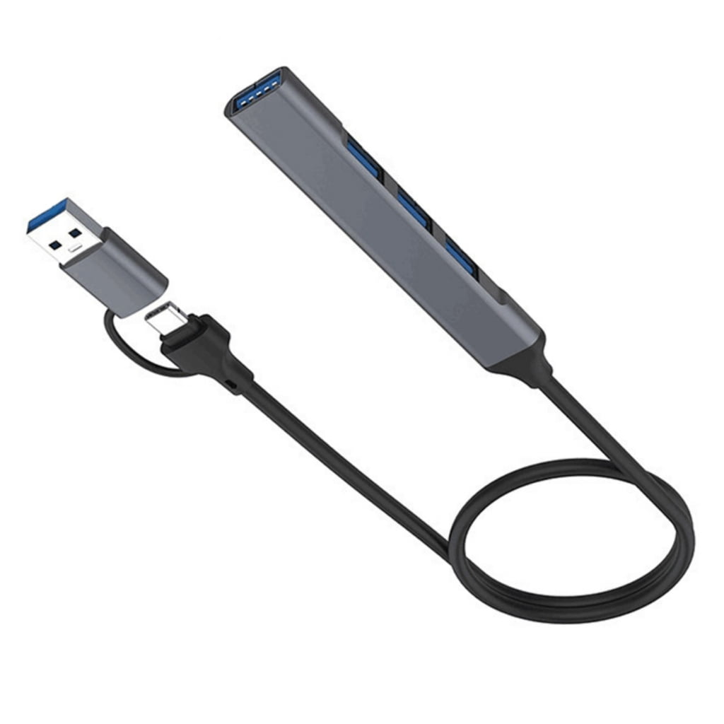 Aluminium USB C Splitter Cable Type C/USB Male to USB2.0+USB3.0 Data ...