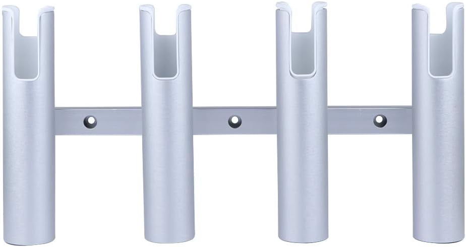 Aluminium Wall-Mounted Fishing Rod Holder for Boat, Garage & Marine ...