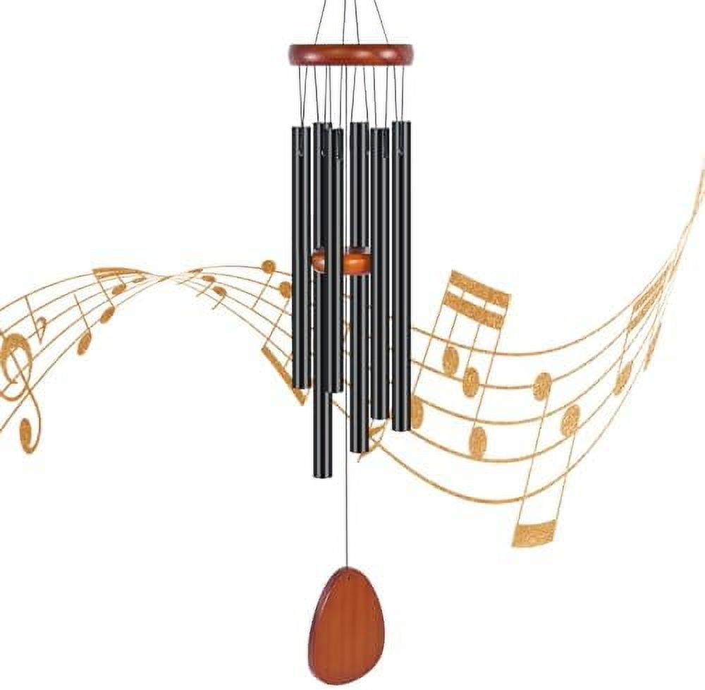 Aluminium Wind Chimes for Outside, 25 Inch Garden Zen Atmosphere Wind ...