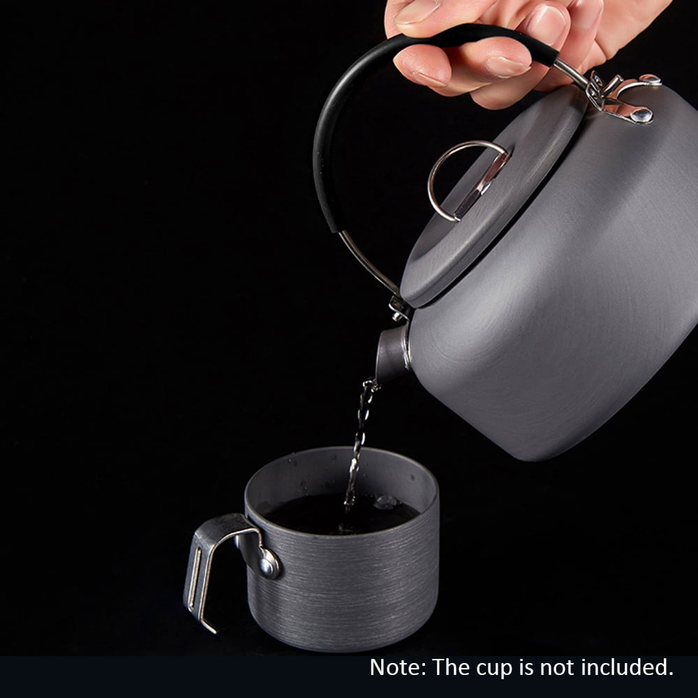 Aluminum 0.8L/1.4L Outdoor Lightweight Aluminum Teapot Kettle Coffee ...