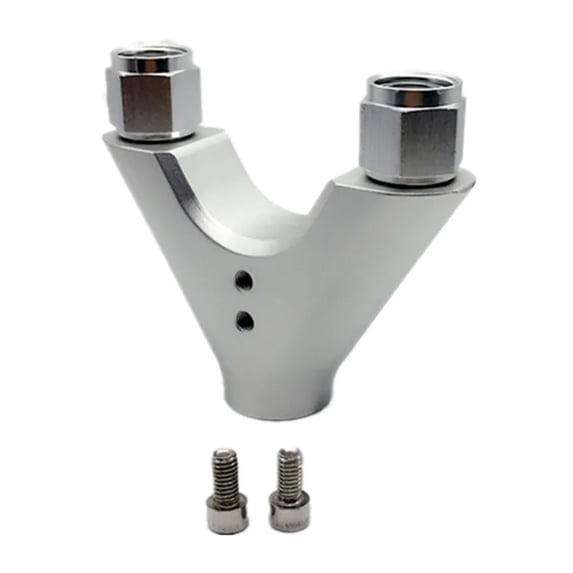 Aluminum 044 Twin Dual Fuel Pump Bracket Billet Y Block Surge Tank ...