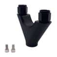 Aluminum 044 Twin Dual Fuel Pump Bracket Billet Y Block Surge Tank ...