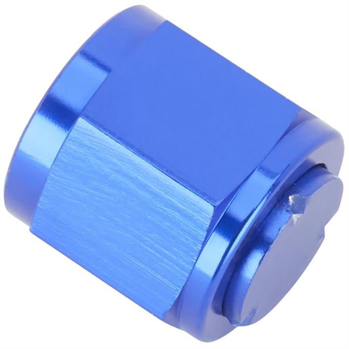 Aluminum -10 AN Flare Fitting Cap, Blue Anodized - Walmart.com