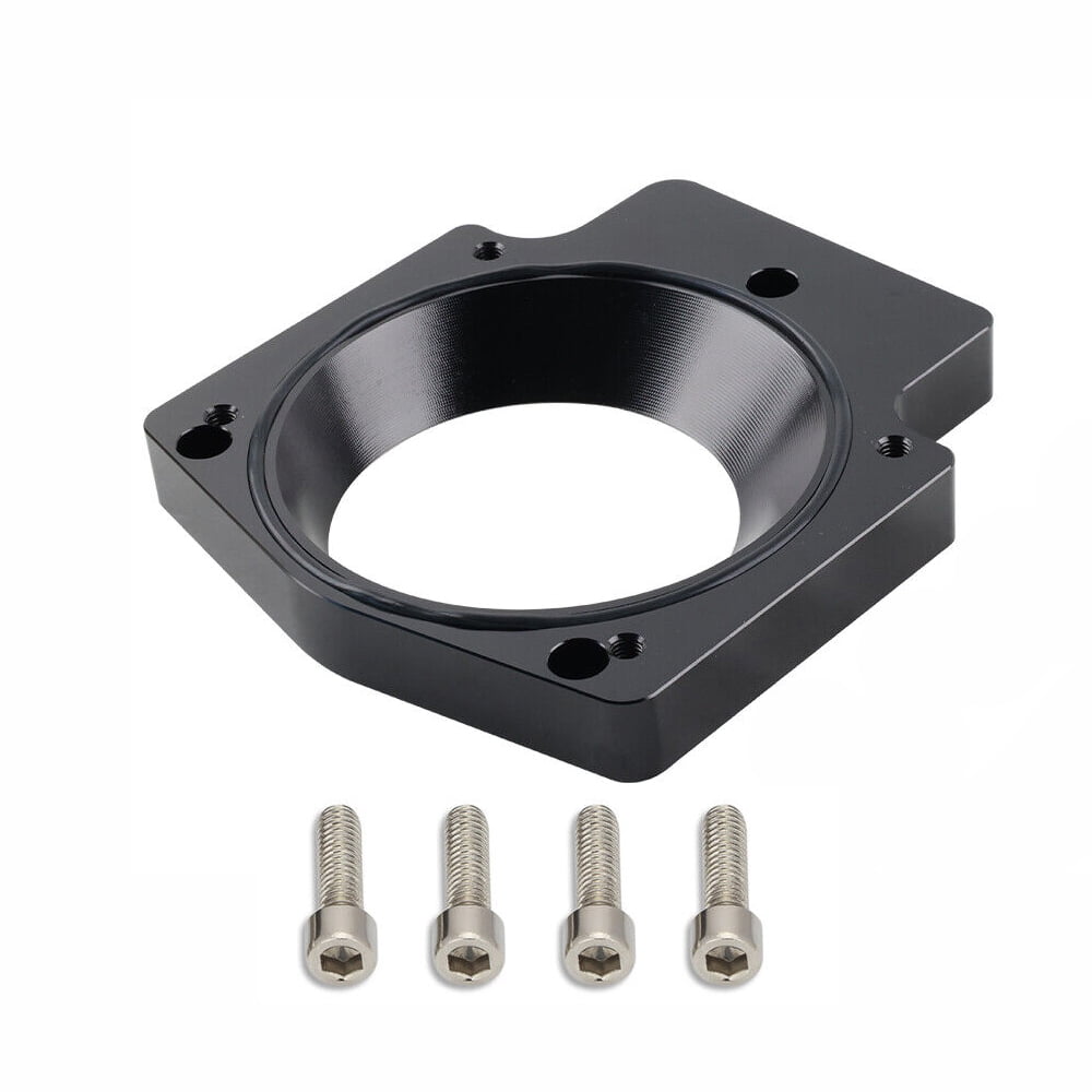 Aluminum 102mm Intake Manifold Throttle Body Spacer Adapter For LS1 LS2 ...
