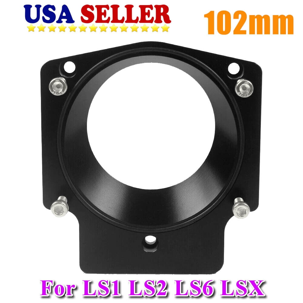 Aluminum 102mm Intake Manifold Throttle Body Spacer Adapter For LS1 LS2 ...