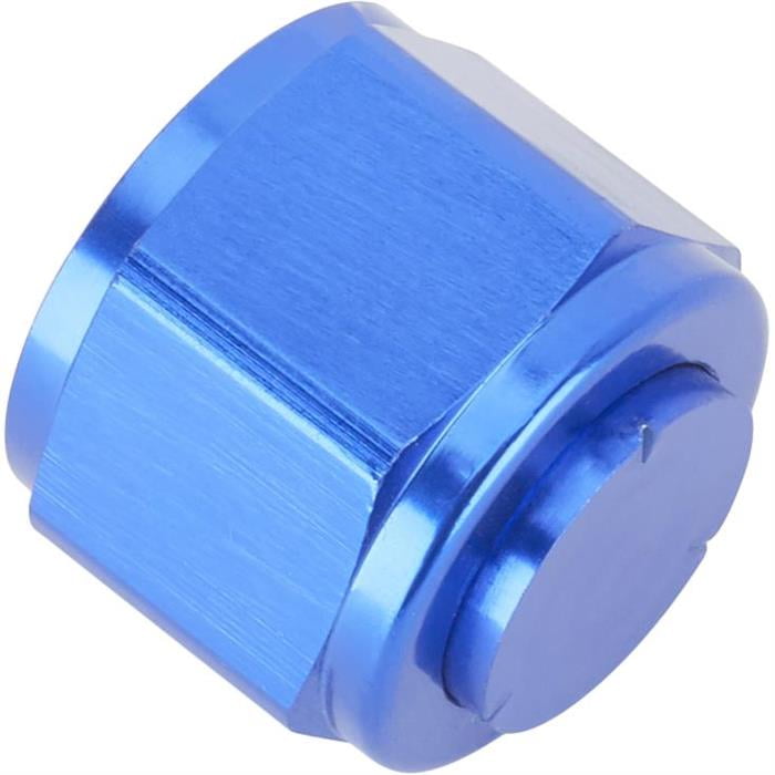 Aluminum -12 AN Flare Fitting Cap, Blue Anodized - Walmart.com