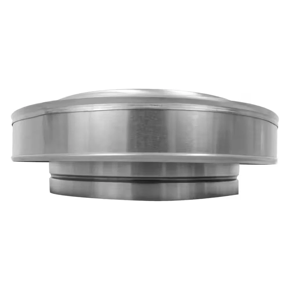 Aluminum 12 in. Round Vent Pipe Cap in Mill Finish Rooftop Venting ...