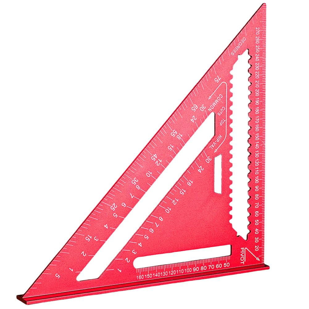 Aluminum 12-inch Rafter Square Carpenter Measuring Layout Tool ...