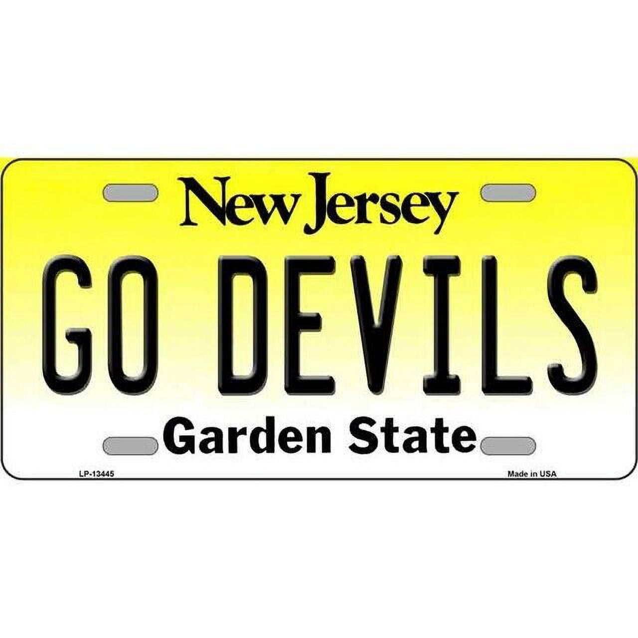 Aluminum (12 inch x 6 inch) Go Devils License Plate Metal Sign Plaque ...