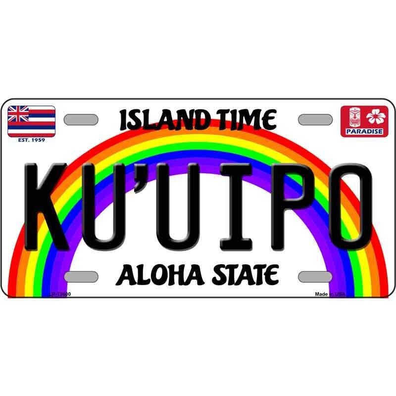 Aluminum (12 inch x 6 inch) Ku Uipo Hawaii License Plate Metal Sign ...