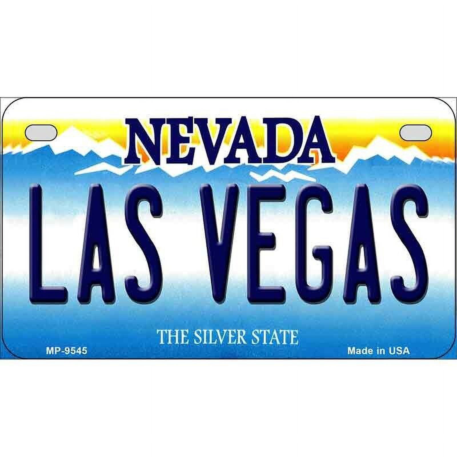Aluminum (12 inch x 6 inch) Las Vegas Nevada Novelty Motorcycle License ...