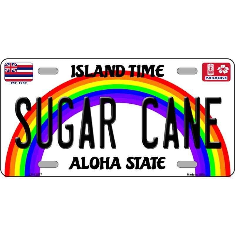 Aluminum (12 inch x 6 inch) Sugar Cane Hawaii License Plate Metal Sign ...