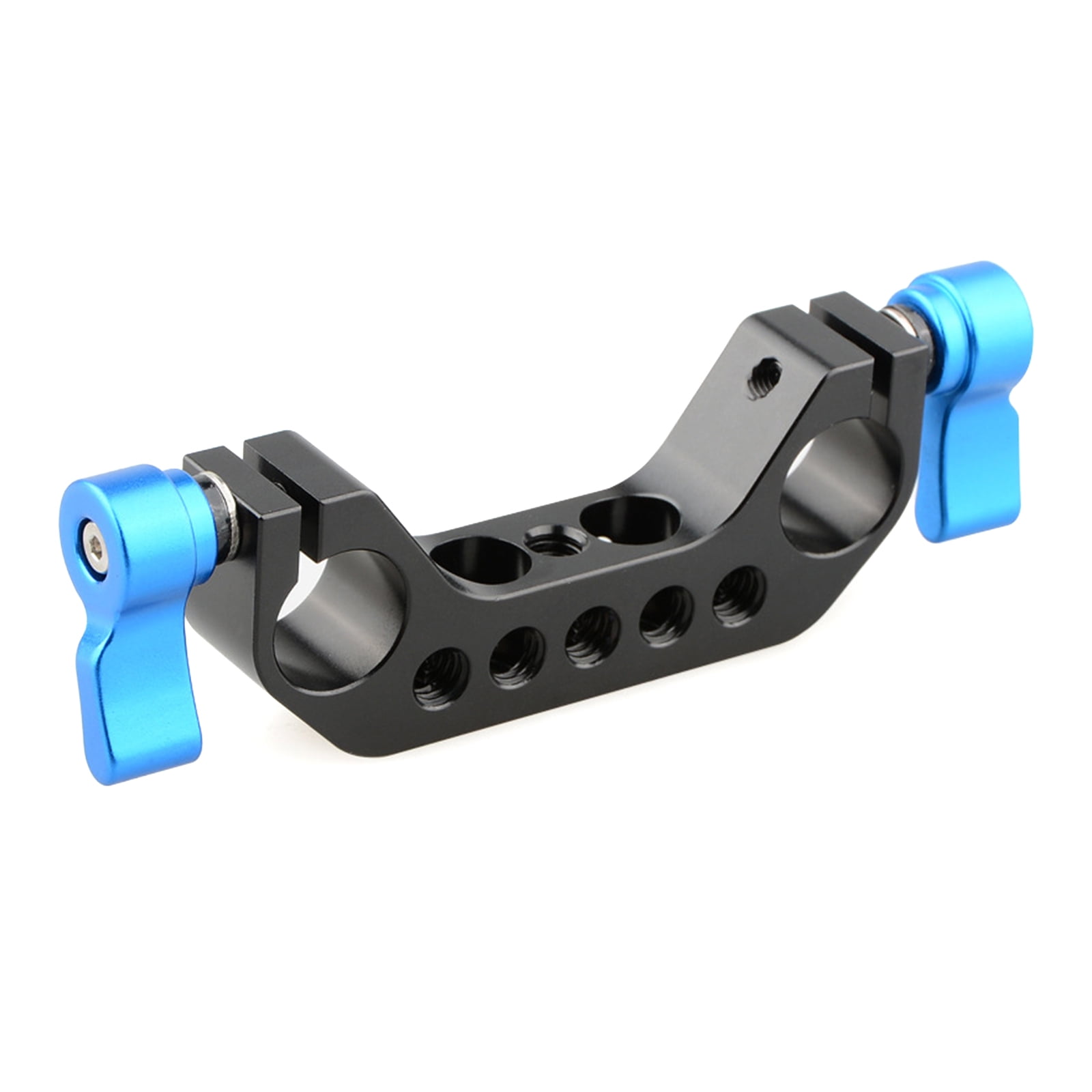 Aluminum 15mm Double Port Rails Clamp Support Adapter for Camera ...