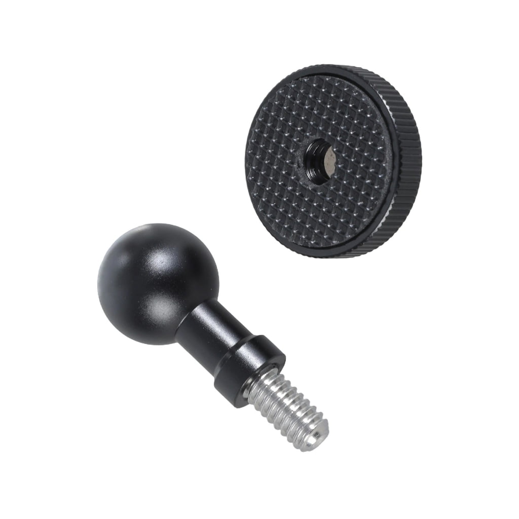 Aluminum 17mm Ball Joint Adapter Ball Connector 1/4 Screw for Phone ...