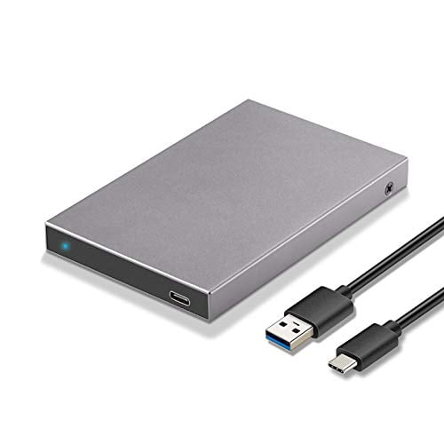 Aluminum 2.5-inch hard drive housing USB C 3.1 Gen 2 (6Gbps) to SATA ...