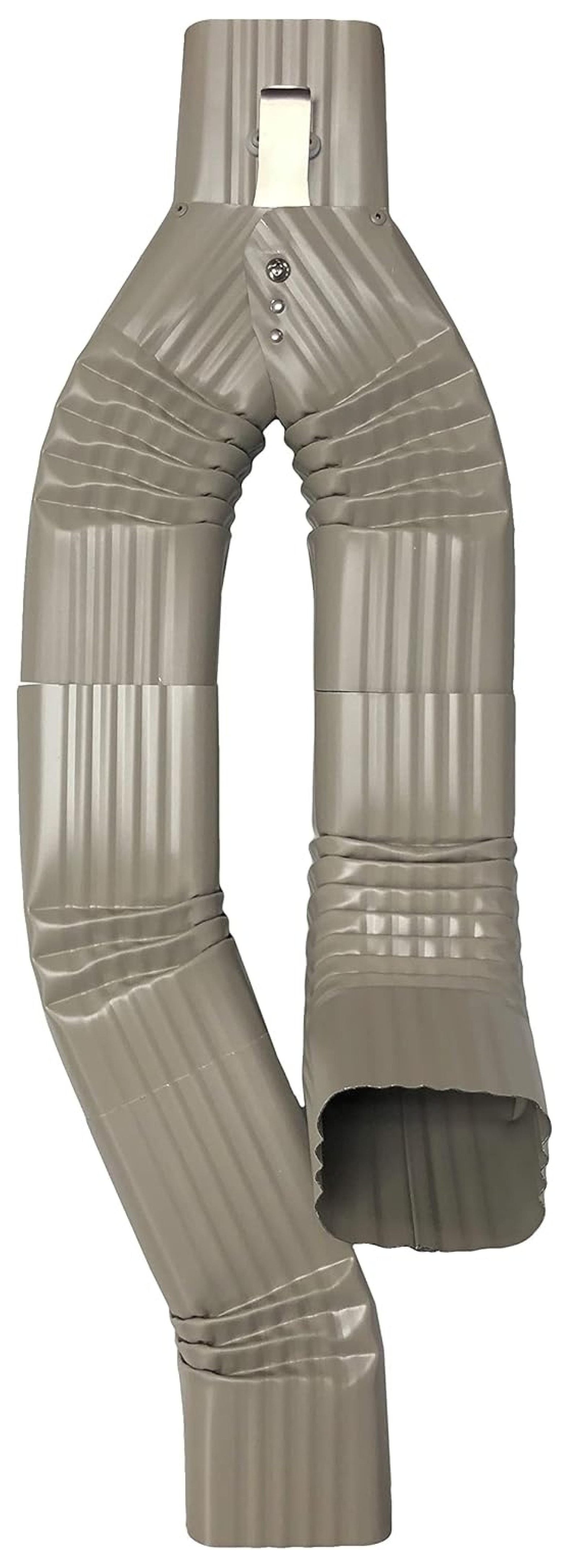 Aluminum 2x3 Inline Downspout Diverter for Rain Barrels | Made in The U ...