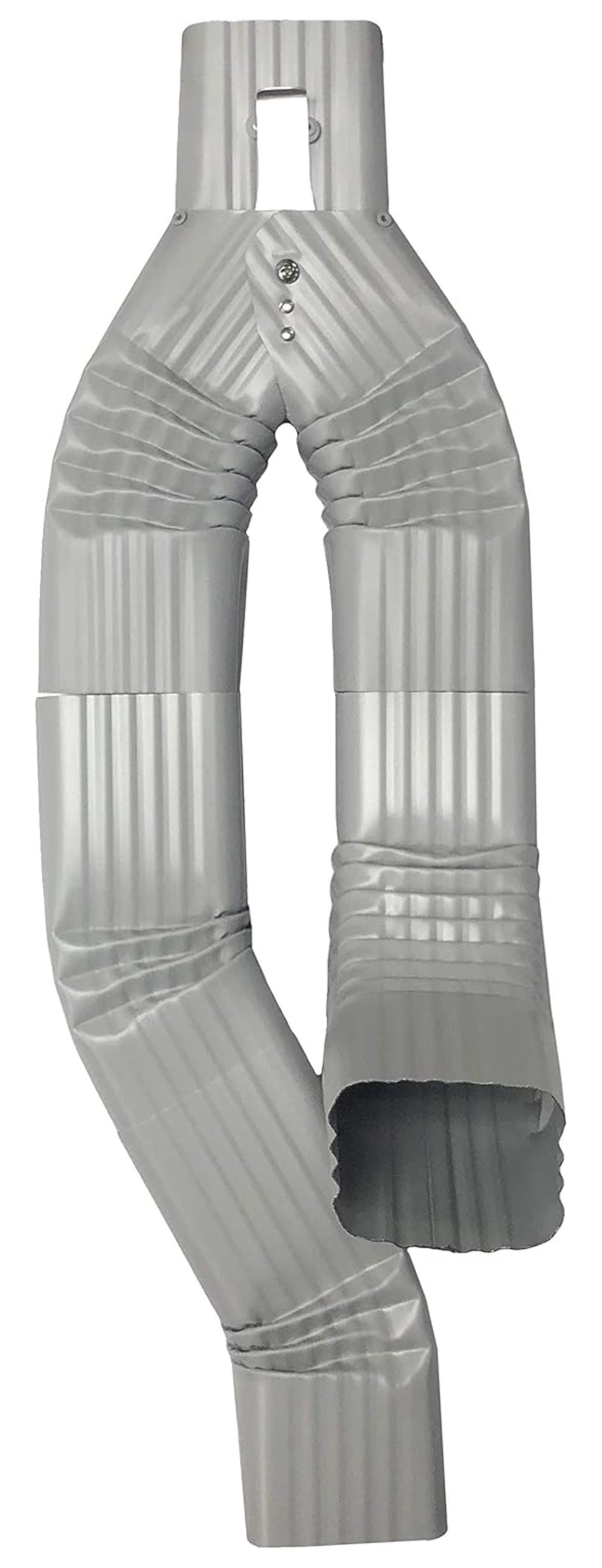 Aluminum 2x3 Inline Downspout Diverter for Rain Barrels | Made in The U ...