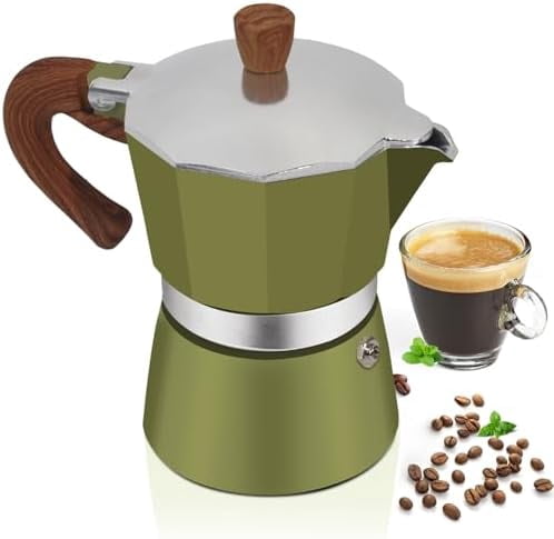 Aluminum 3 Cup 150ml Moka Pot Express Coffee Maker Stovetop Espresso ...