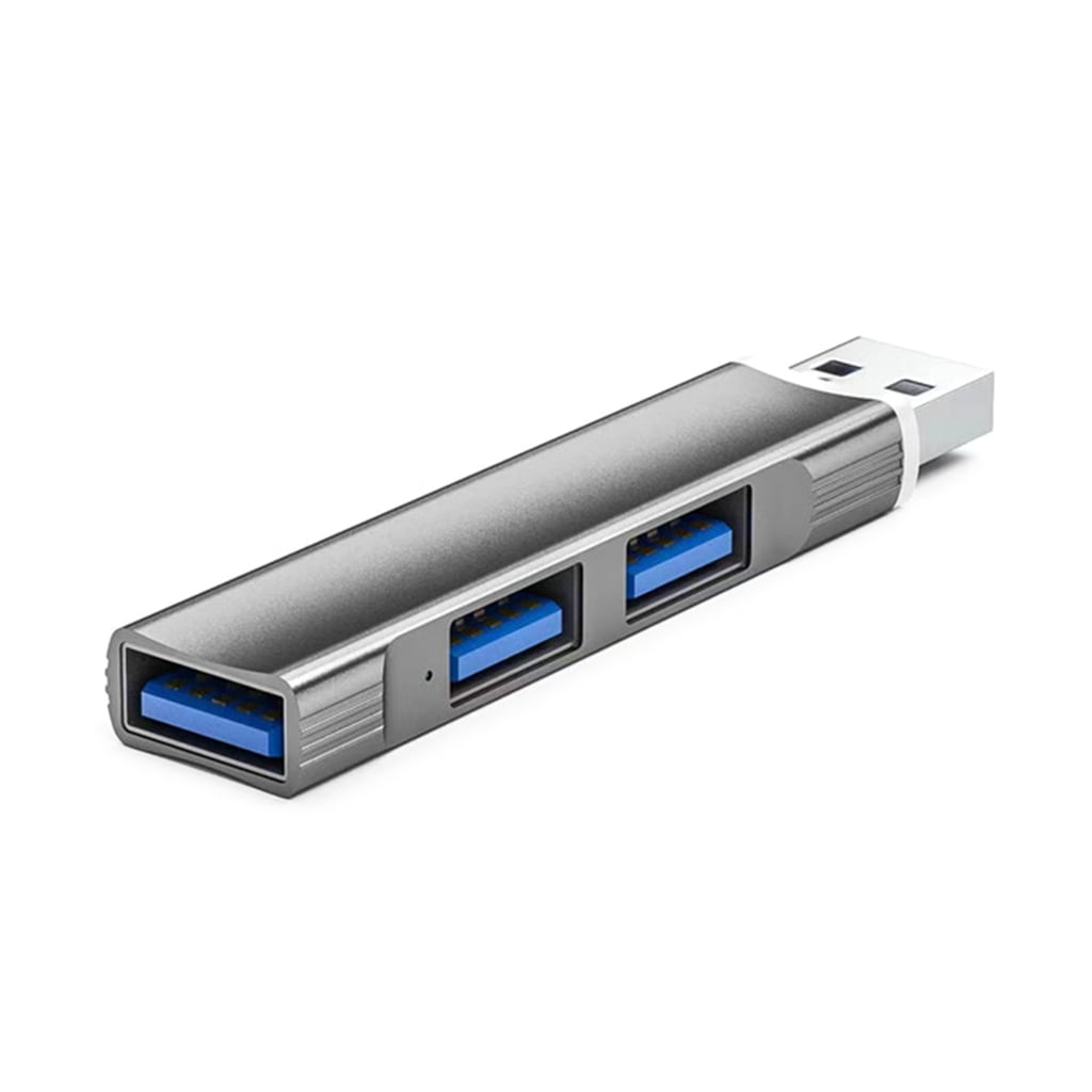 Aluminum 3 Port USB 3.0 Adapter Extension USB 2.0 Dock Station ...