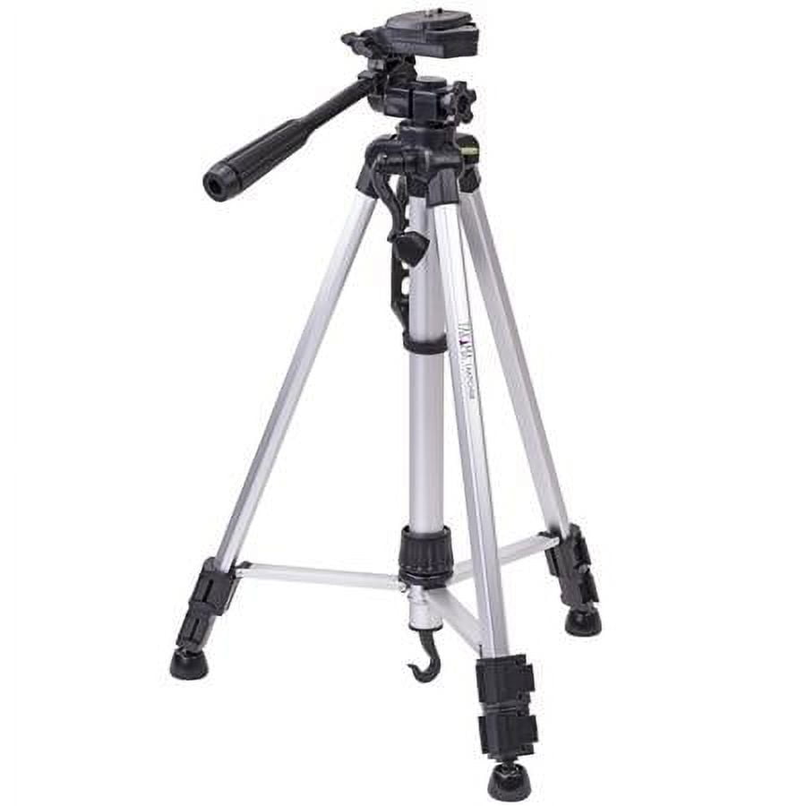 Aluminum 3-Section Tripod with 3-Way Head, 58" Max Height - Walmart.com
