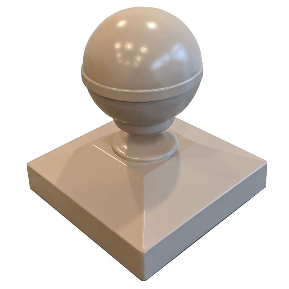 Aluminum 3 in. x 3 in. Clay Ball Post Cap - Walmart.com