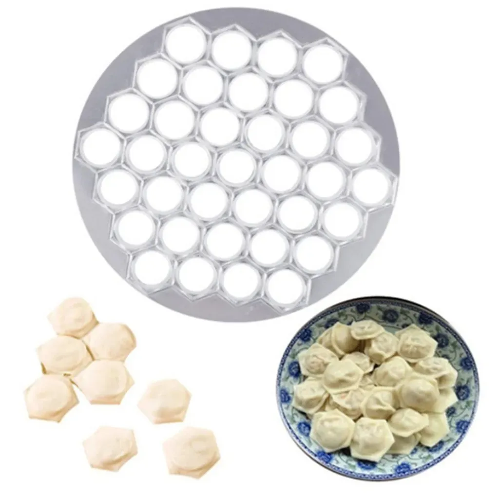 Aluminum 37 Holes Dumpling Mold Tools Dumplings Maker Ravioli Mold ...