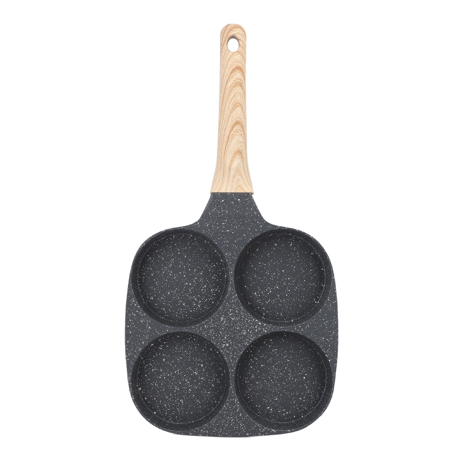 Aluminum 4 Cup Egg Frying Pan Non Stick Egg Cooker Pan Pancake Pan Easy ...