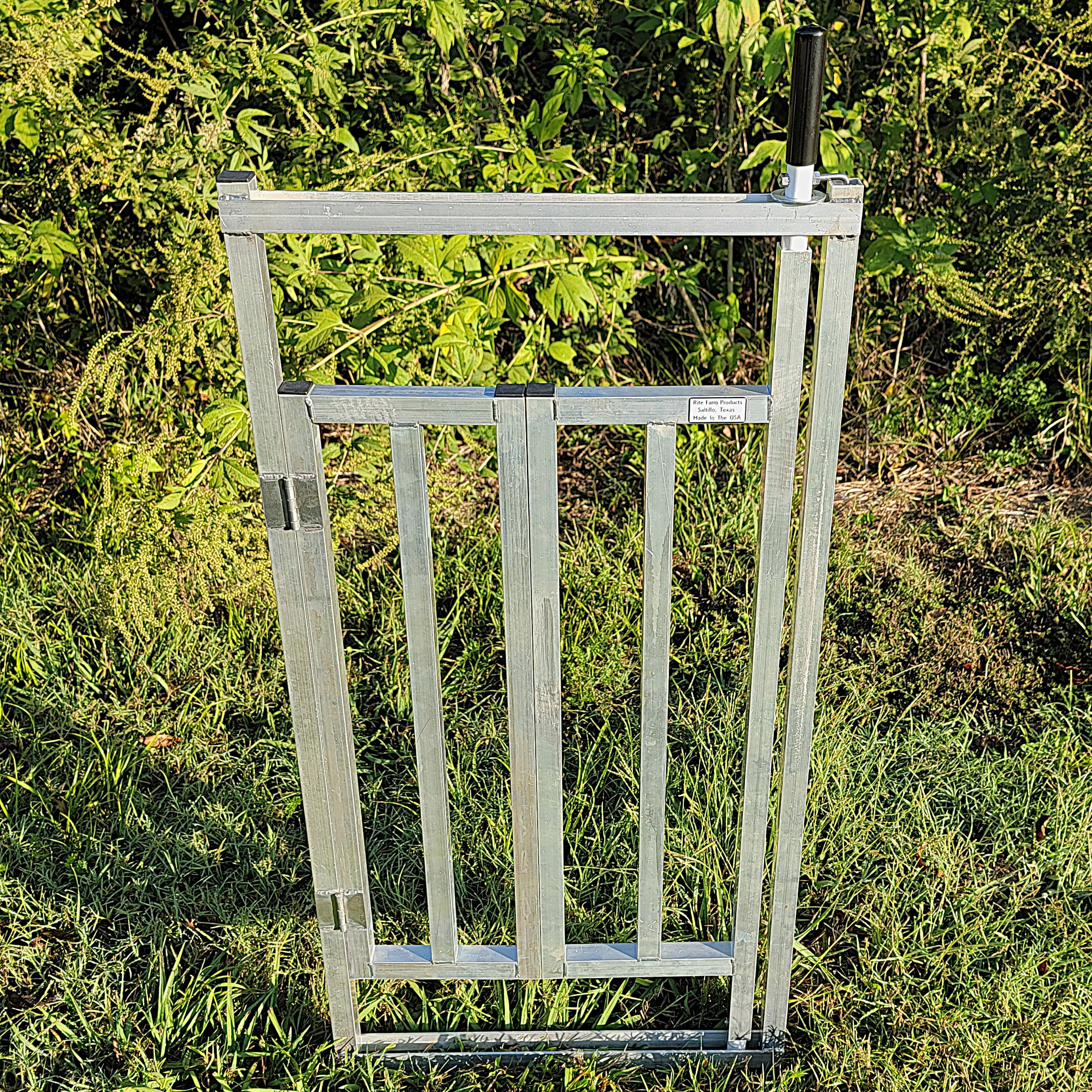 Aluminum 40-Inch-Tall Sheep & Goat Folding Stop Gate for Sorting Alley ...
