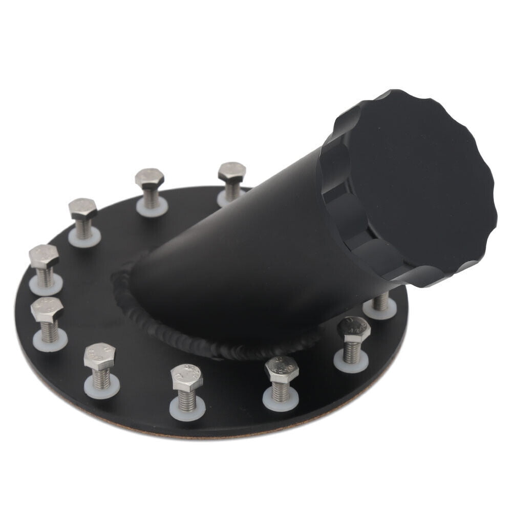 Aluminum 45 Degree 12 Bolt Flange Billet Fuel Cell Fast Fill Filler ...