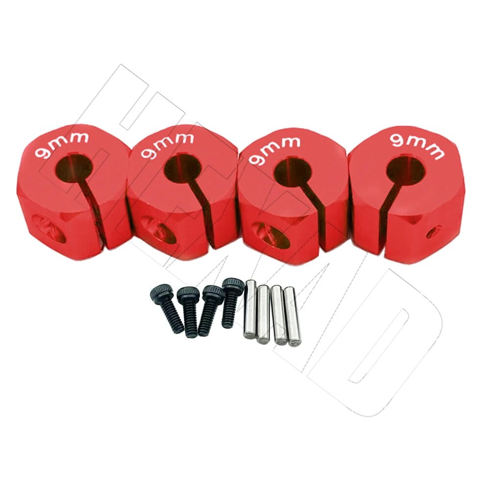 Aluminum 5/6/7/8/9/10/11/12mm Adapter Hex 12mm Drive Hub with Pin ...