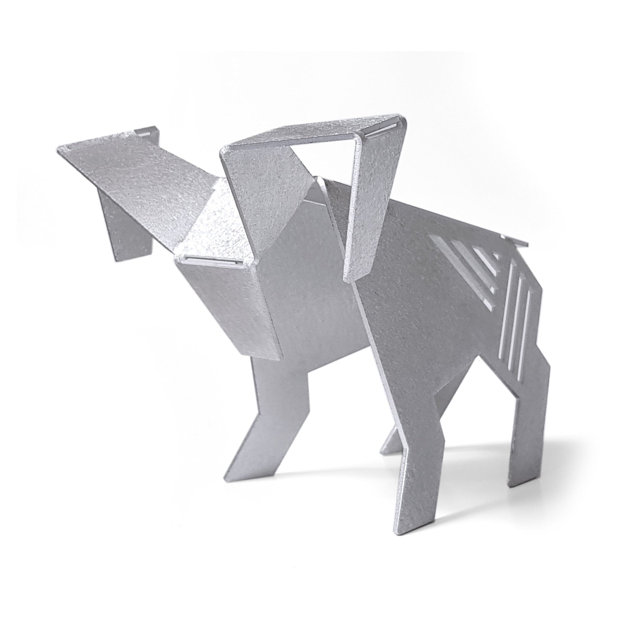 Aluminum 5" Aries Zodiac Origami Geometric Sculpture - Walmart.com