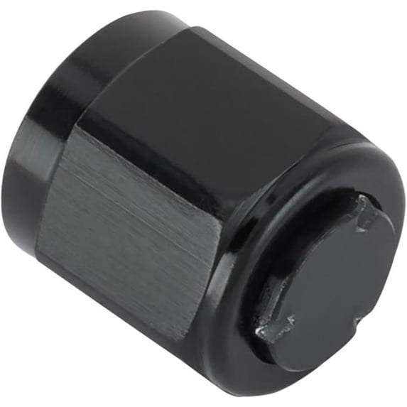 Aluminum -6 AN Flare Fitting Cap, Black Anodized - Walmart.com
