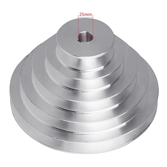 Aluminum A Type 5 Step Pagoda Pulley Wheel 150mm Outer Diameter 14mm to ...